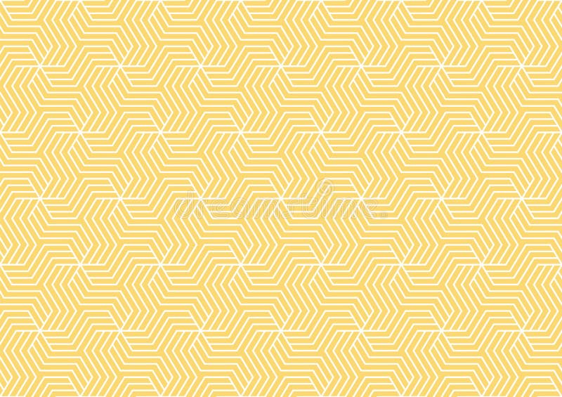 Yellow and White Geometric Pattern Stock Vector - Illustration of ...