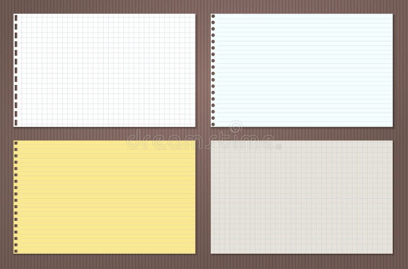 Lined Horizontal Notebook Stock Illustrations – 970 Lined Horizontal ...