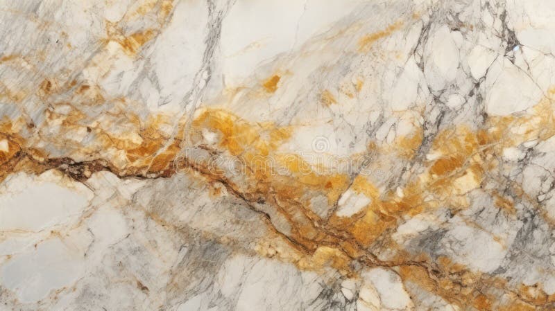 Yellow White Marbled Rock Texture. Bright Granite Background for Design ...