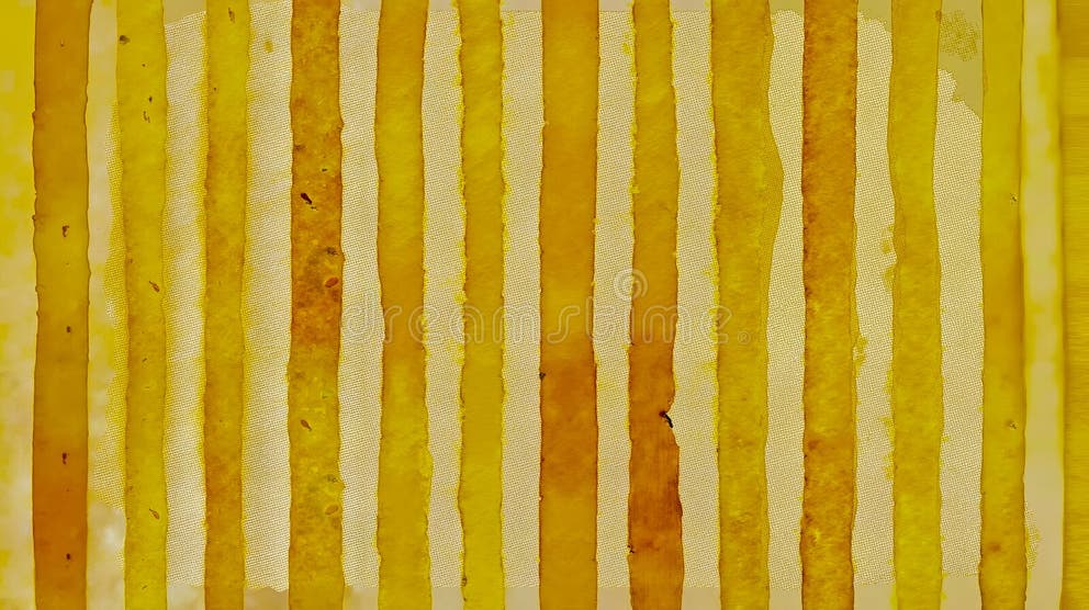 A Yellow and White Striped Fabric with a Yellow Stain Stock Photo ...