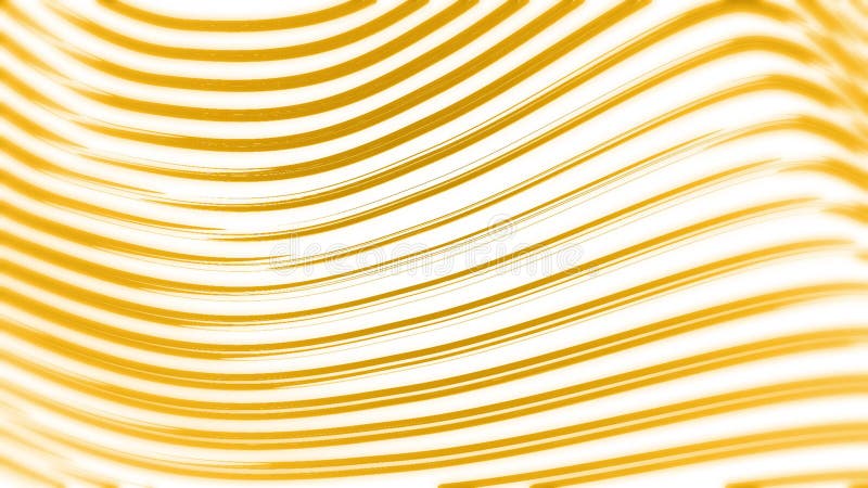 Yellow And White Wave Seamless Loop Pattern Abstract Motion Background 3d Animation Stock