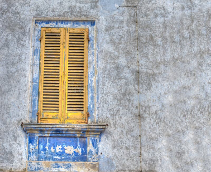Yellow window stock photo. Image of architecture, paint - 54076988