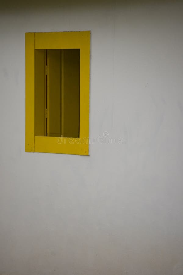 Yellow window stock photo. Image of wall, wood, architecture - 54731564