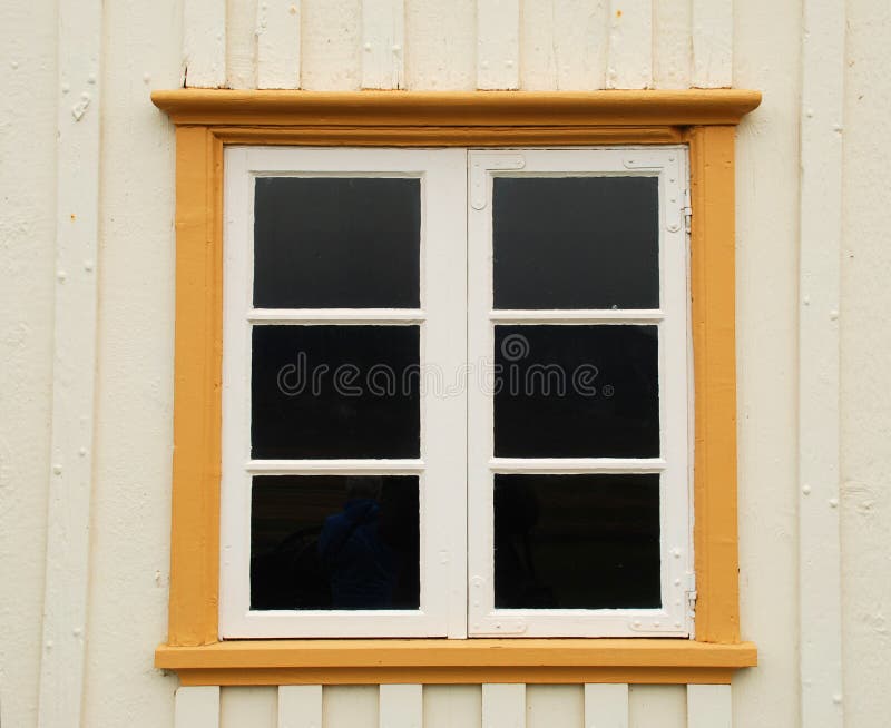 Yellow Window stock image. Image of house, detail, panes - 101518247