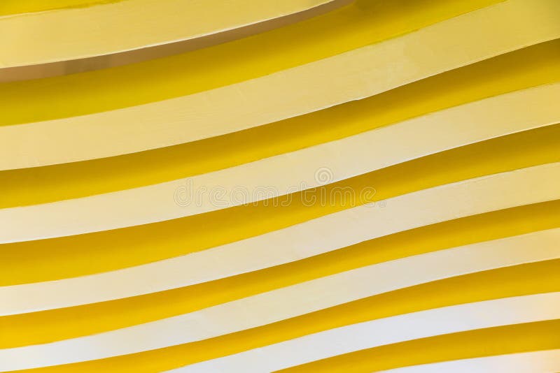 Yellow Wood Ceiling, Wooden Ceilings Wave Stripes, Design Background ...