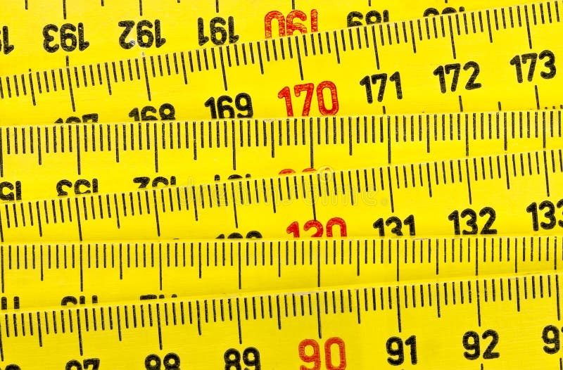 Zigzag rule. stock photo. Image of vintage, close, measuring - 15563134