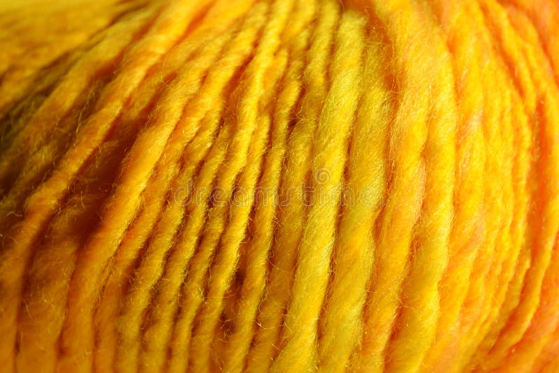 Yellow wool ball texture stock image. Image of macro - 49795605