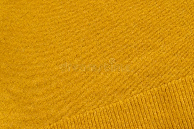 Yellow Woolen Cloth, Soft Cozy Fabric in Trendy Color Stock Image ...