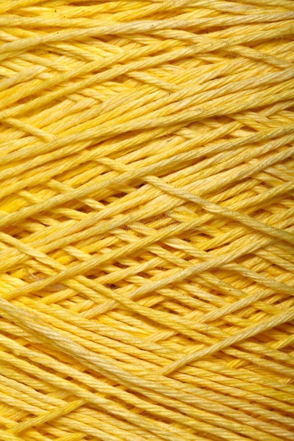 Yellow Yarn spool stock image. Image of creative, isolated - 11500865