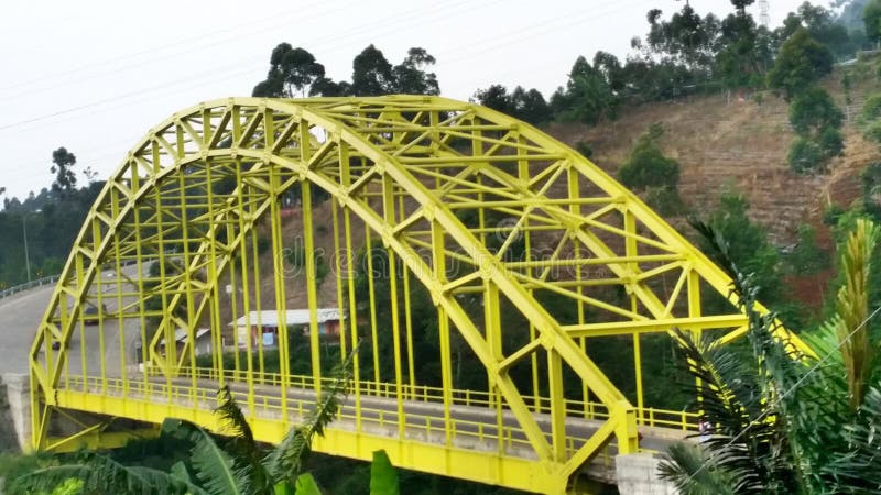 Yellow stock photo. Image of cropland, yellow, bridge - 135094550