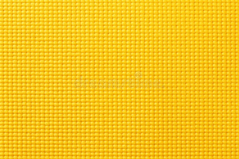 Yellow Yoga Mat Texture, Pattern of Rubber for Background Stock Photo ...