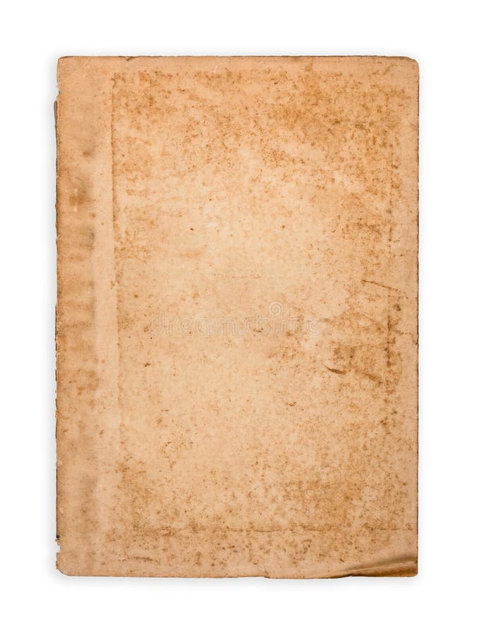 Yellowed Page Of Antique Book Stock Image - Image of notepad, copy ...
