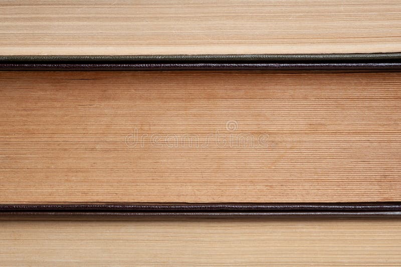 Yellowed Pages of an Old Book Close-up Stock Image - Image of antique ...