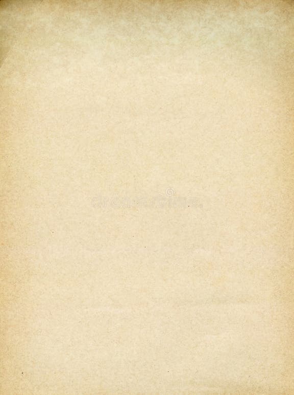 Yellowed paper sheet stock photo. Image of paper, retro - 3423934