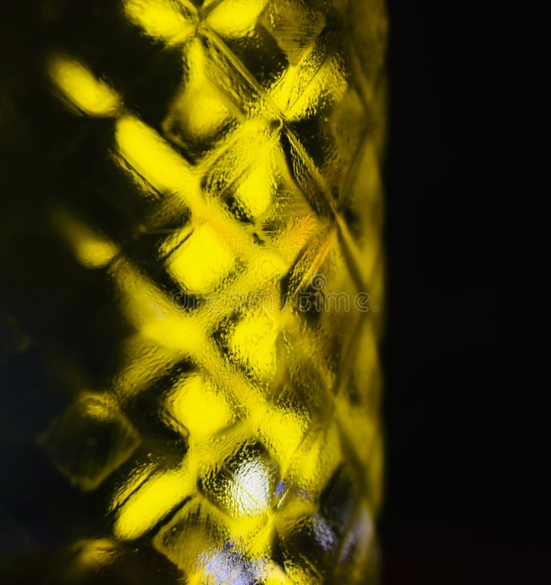 Yellowish Lights Reflection on a Plastic Surface Stock Image - Image of ...