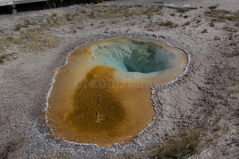 Yellowstone color lake stock photo. Image of spring, geyser - 47575966