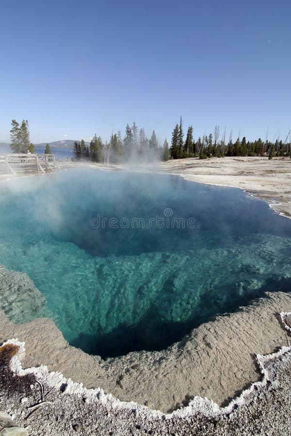 Yellowstone Hot Spring stock image. Image of hotsprings - 23254025
