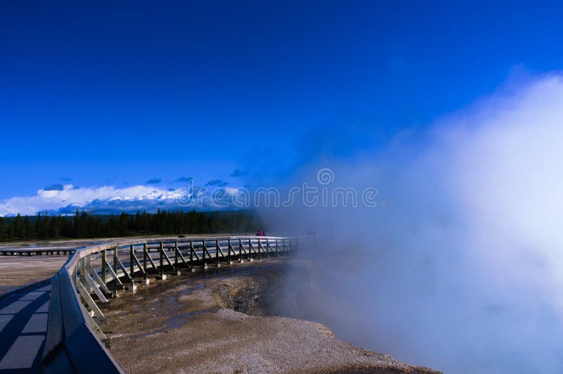Yellowstone Hot Spring stock image. Image of thermal - 30557017