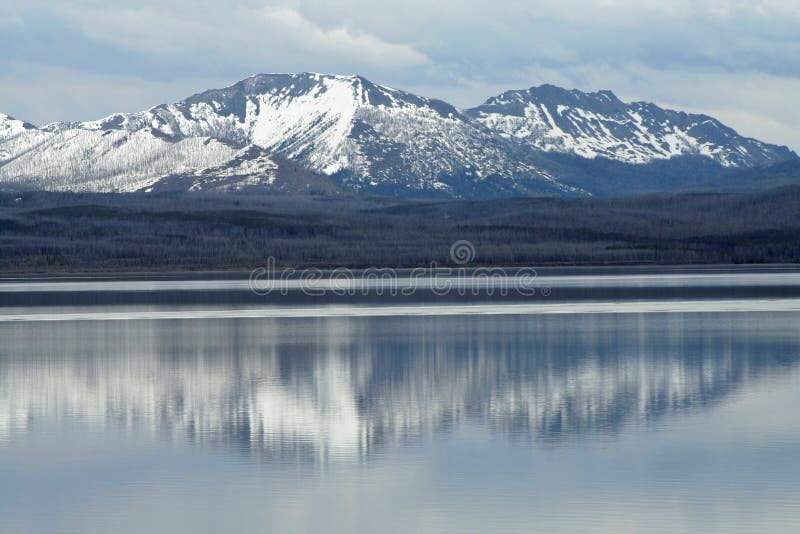 Yellowstone Lake WY 00655 stock image. Image of nature - 175745305