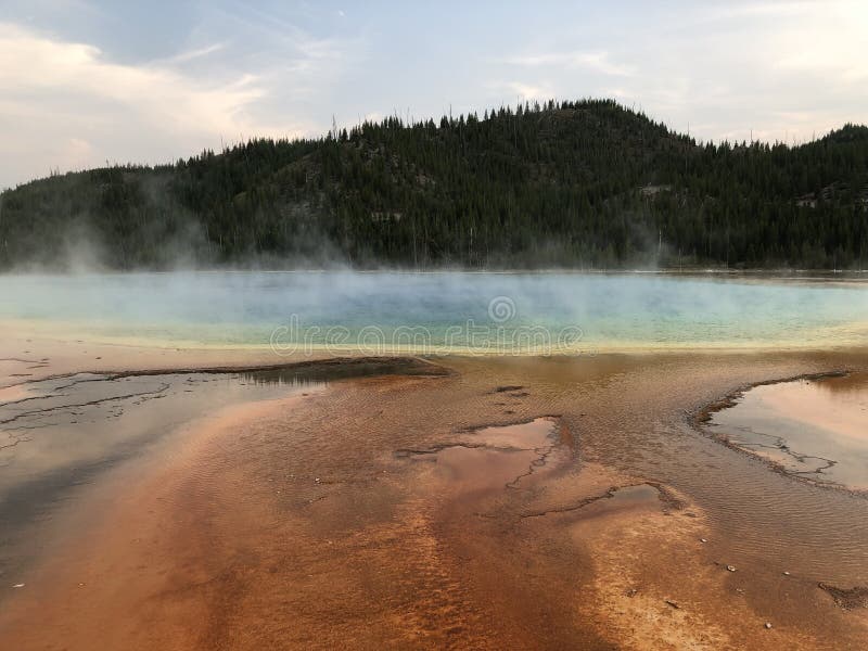 Yellowstone landscape stock photo. Image of park, national - 126320852