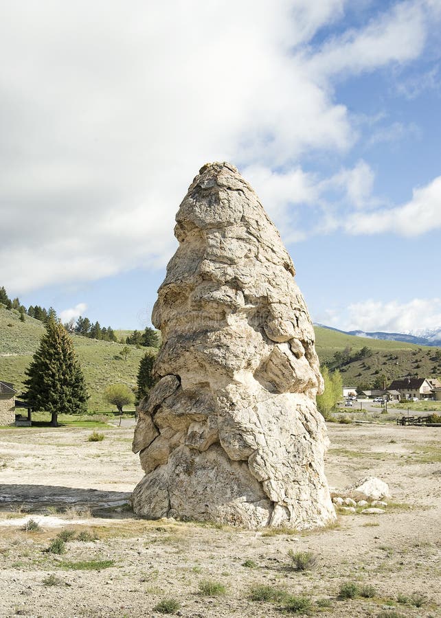Yellowstone Liberty Cap stock image. Image of dormant - 17897207