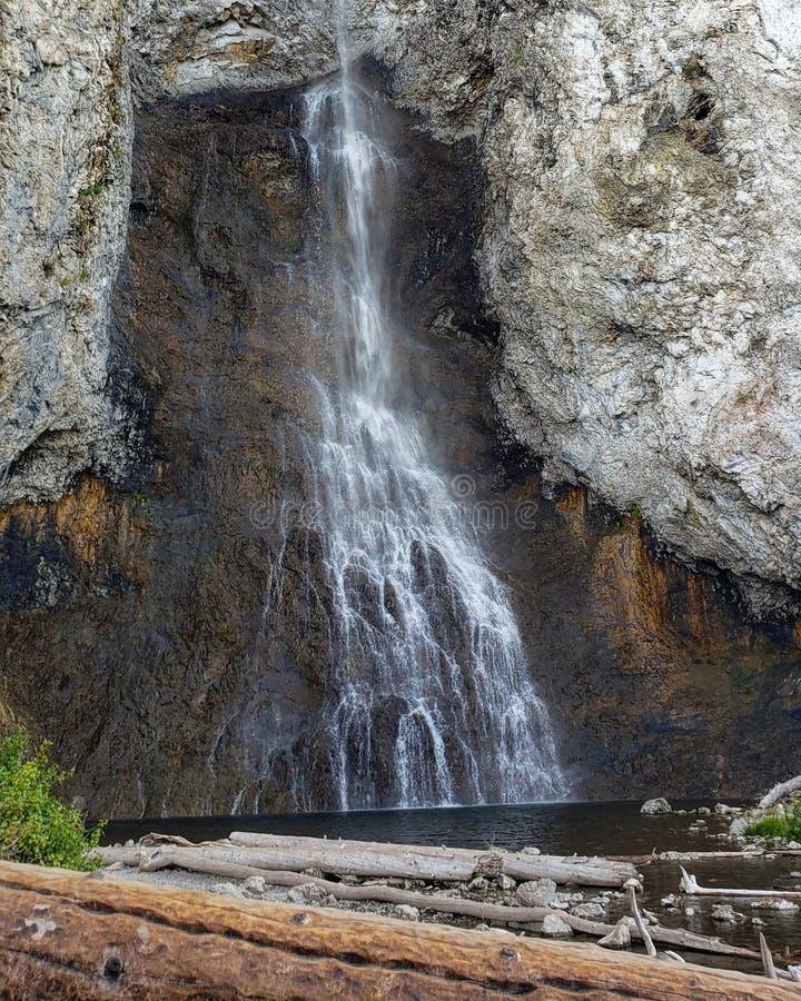 Yellowstone National Park stock image. Image of ravine - 214647723