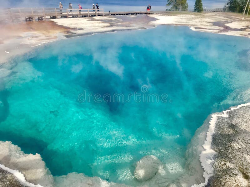 Geothermal pools stock photo. Image of park, national - 125135490