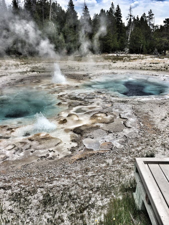 Yellowstone National Park stock photo. Image of canyon - 96416150