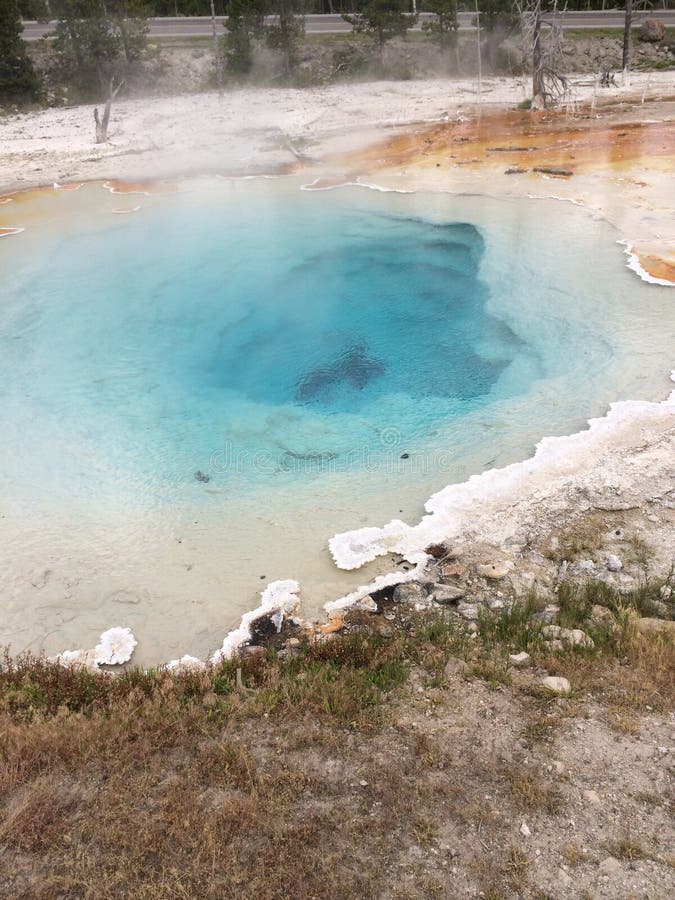 Yellowstone National Park Pools Stock Photo - Image of view, panorama ...