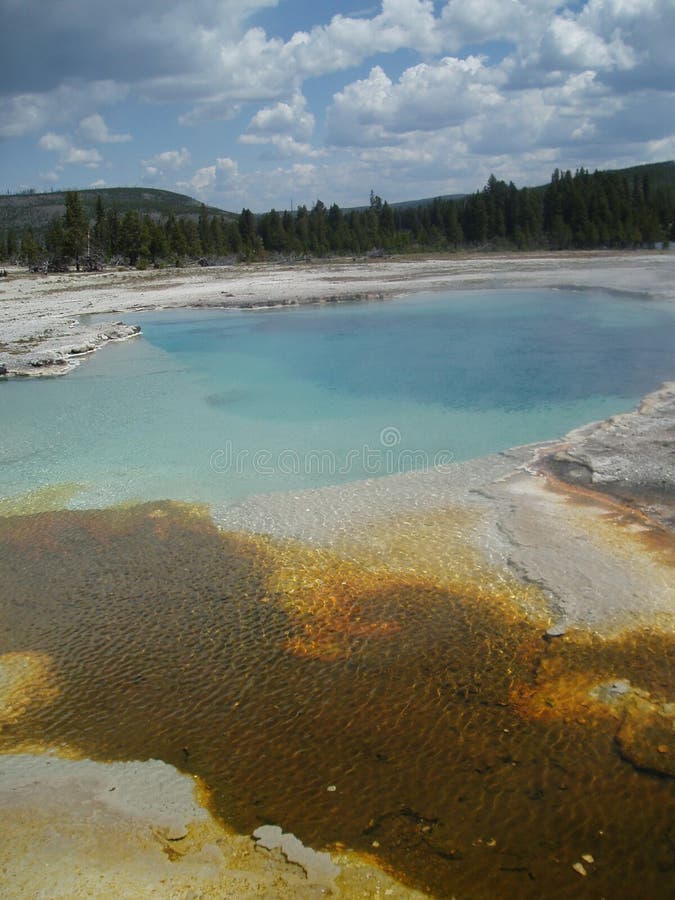 Yellowstone National Park stock photo. Image of geological - 47604672