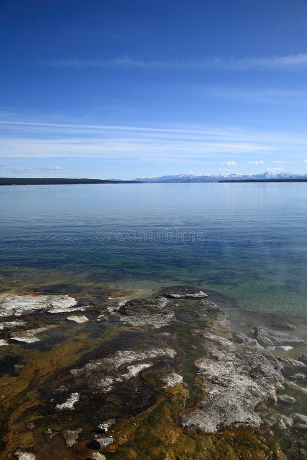 Yellowstone Park - West Thumb Geyser Basin Stock Photo - Image of steam ...