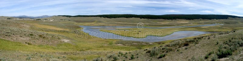 Yellowstone prairie stock photo. Image of land, colour, yellowstone - 12604