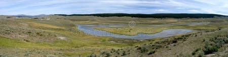 Yellowstone prairie stock photo. Image of land, colour, yellowstone - 12604