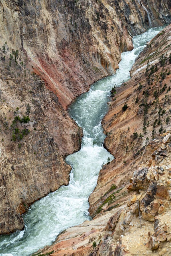 Yellowstone River at the Grand Canyon of the Yellowstone - Inspiration ...