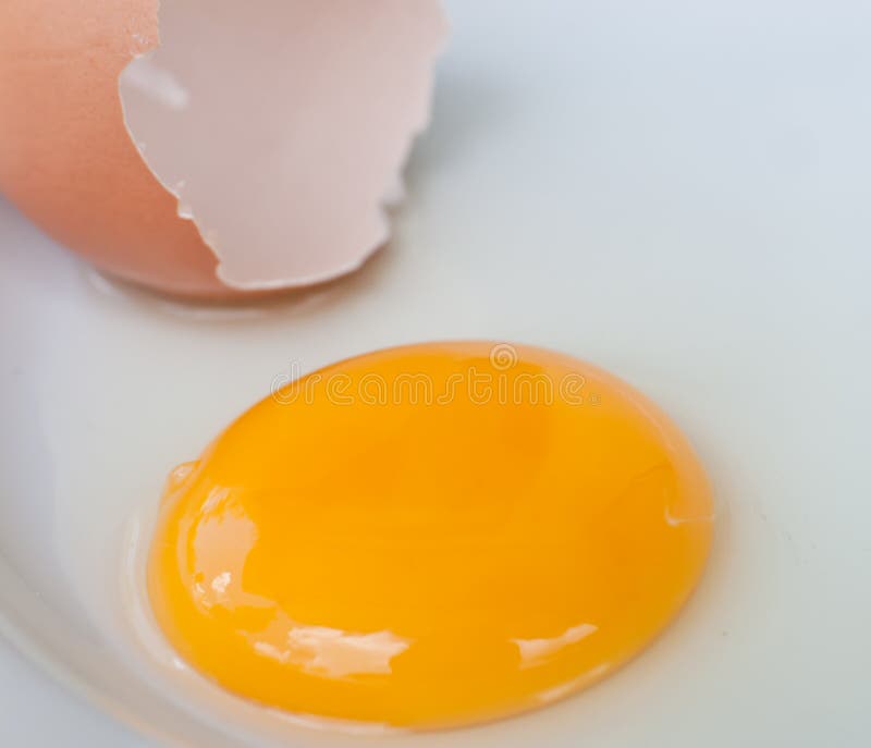 Yema de huevo. imagen de archivo. Imagen de huevos, recorte - 25699013