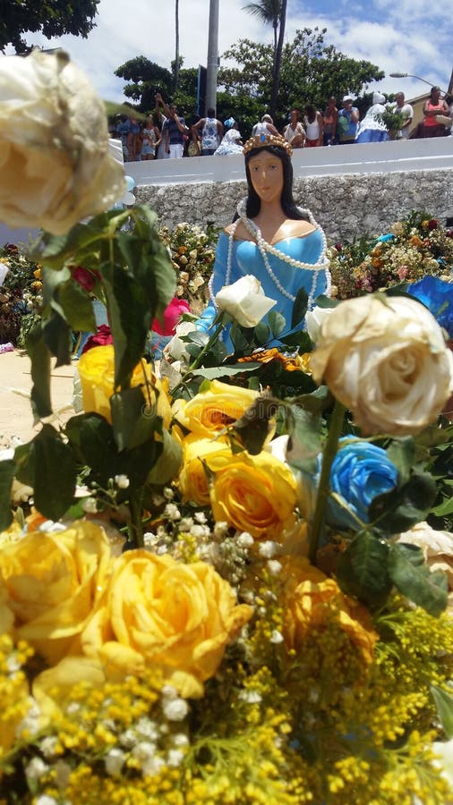 YemanjÃ¡ Party editorial stock image. Image of religion - 37535124