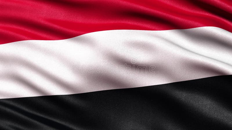 Yemen - Waving Flag - 3D 4k Animation Stock Video - Video of yemen ...