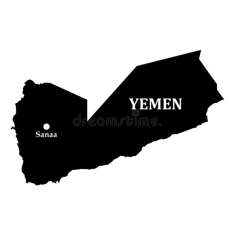 Yemen map icon stock vector. Illustration of geography - 300493472