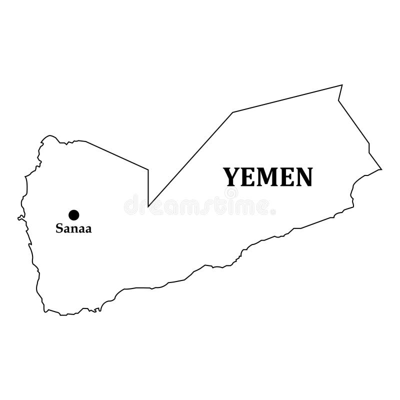 Yemen map icon stock illustration. Illustration of yemen - 300493474