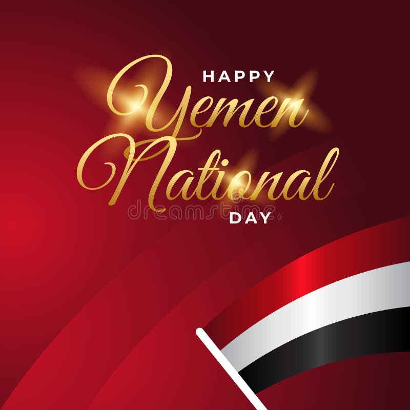 Yemen National Day Design Illustration Collection Stock Vector ...