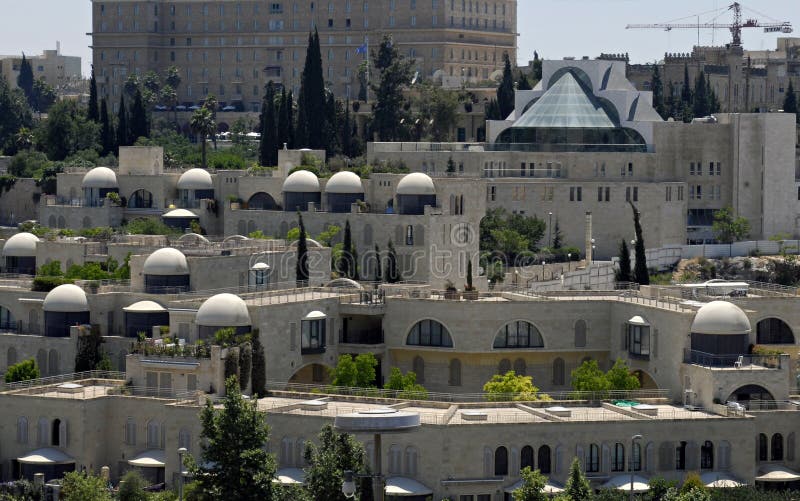 Yemin Moshe, Jerusalem stock photo. Image of dome, urban - 5172442