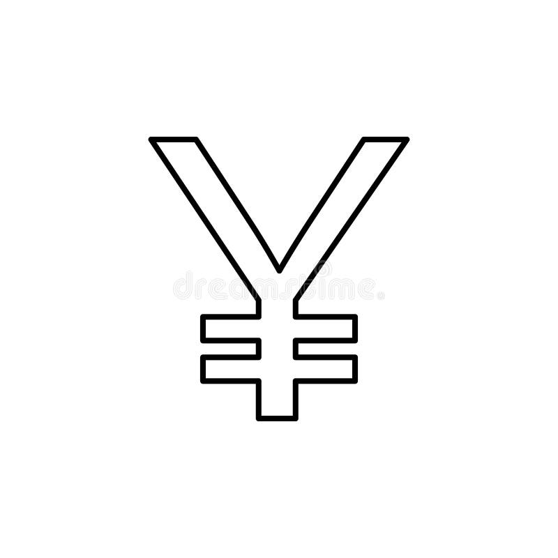 Yen Sign Icon. Element of Mobile Banking for Smart Concept and Web Apps ...