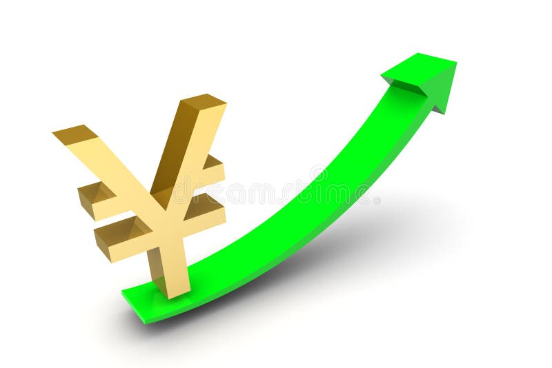 Dollar Sign Up Arrow stock illustration. Illustration of exchange ...