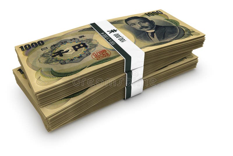 Stack of Yen notes stock photo. Image of banking, asia - 491234