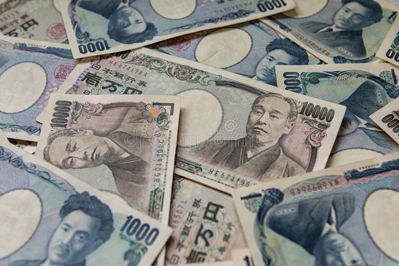 Yenes japoneses foto de archivo. Imagen de foreign, intercambio - 41905516