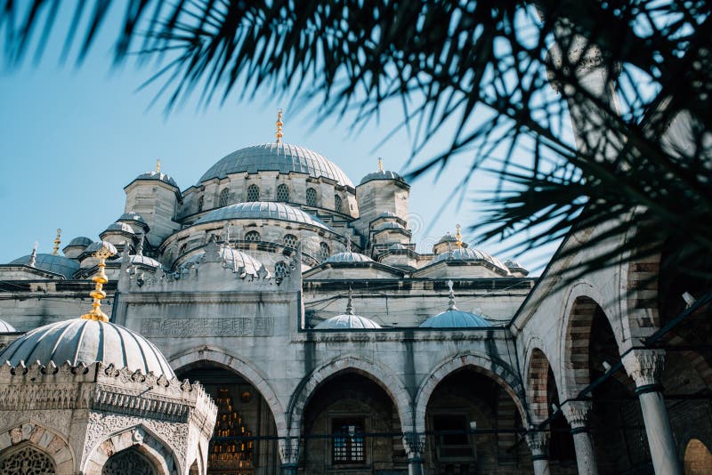 The Yeni Cami Mosque in Istanbul Stock Image - Image of islam, dome ...