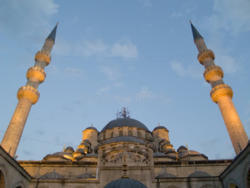 The Yeni Mosque of Istanbul Stock Image - Image of religion ...