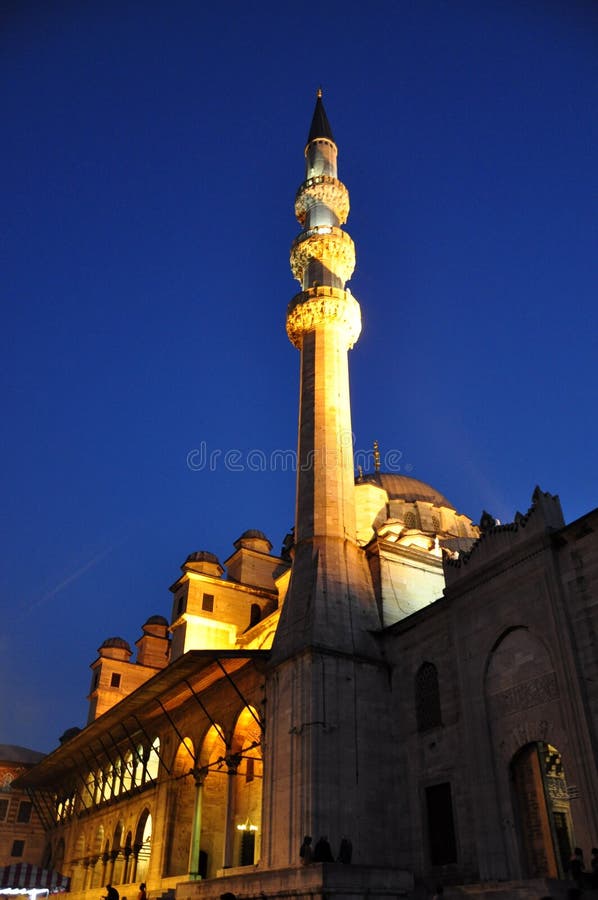 The Yeni Mosque, Istanbul Turkey Stock Photo - Image of yenicami, blue ...