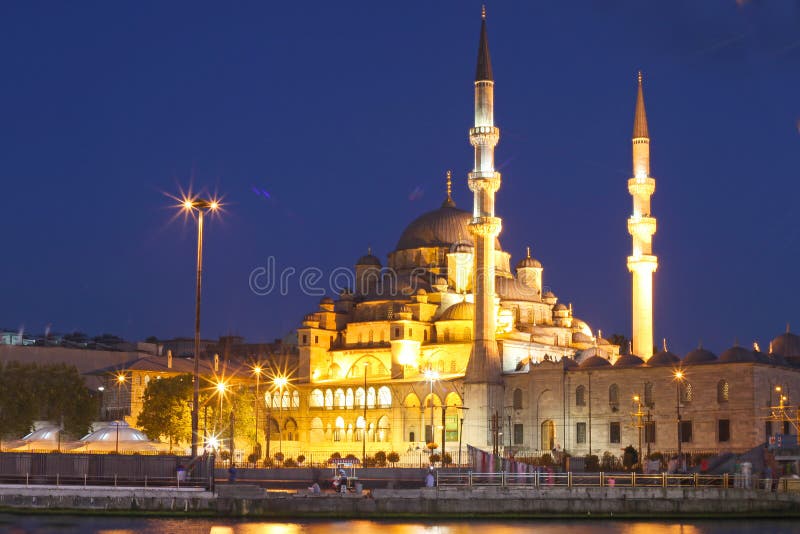 The Yeni Mosque, New Mosque Stock Photo - Image of historic, classical ...