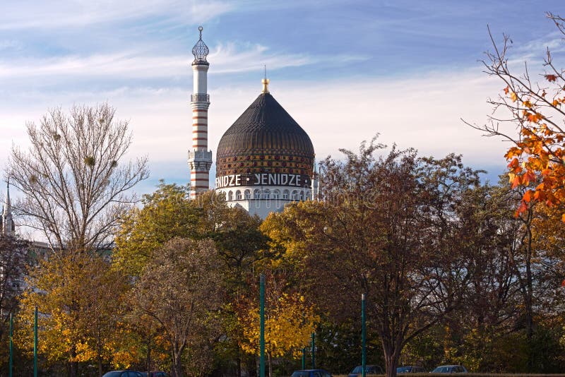 The Yenidze Cigarette Factory Seen from a Distance Editorial ...
